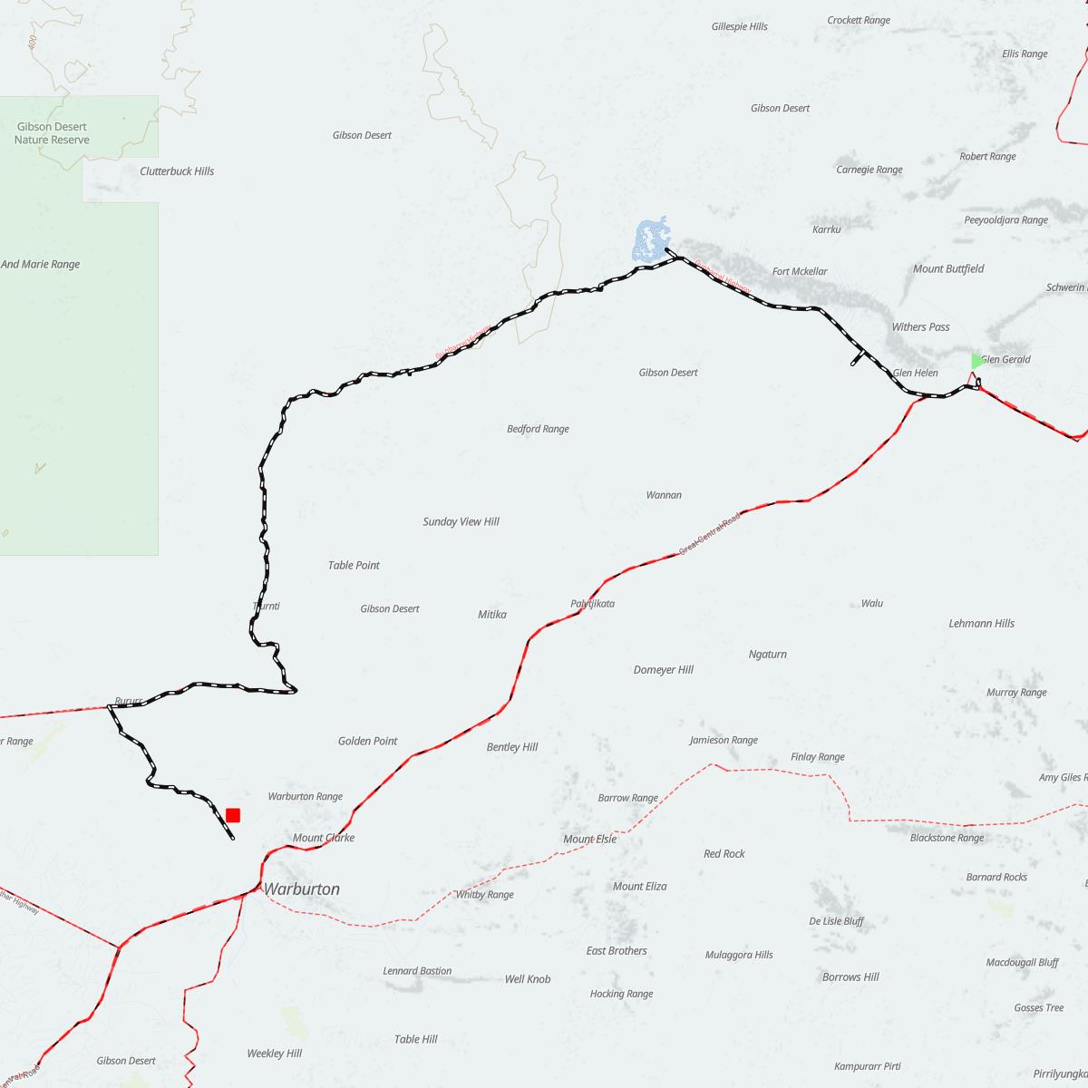 Warakurna to Old Gunbarrel Highway WA