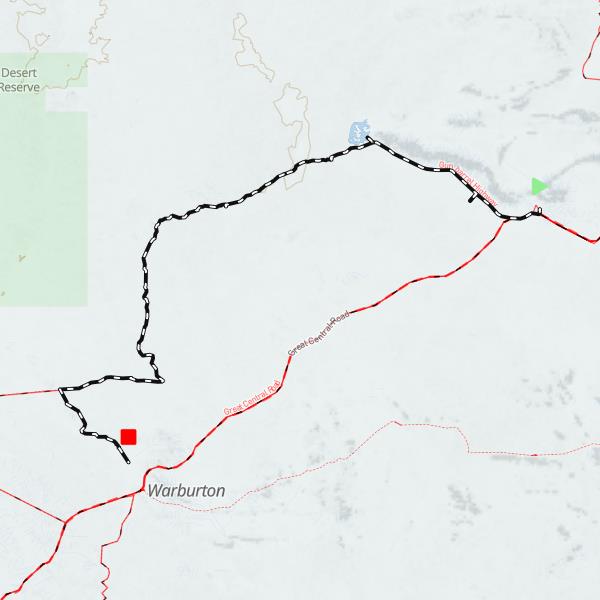 Warakurna to Old Gunbarrel Highway WA