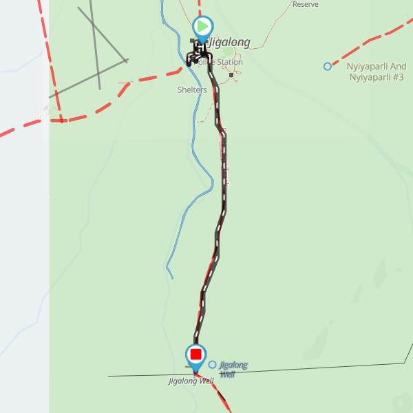 Jigalong to Jigalong Well WA