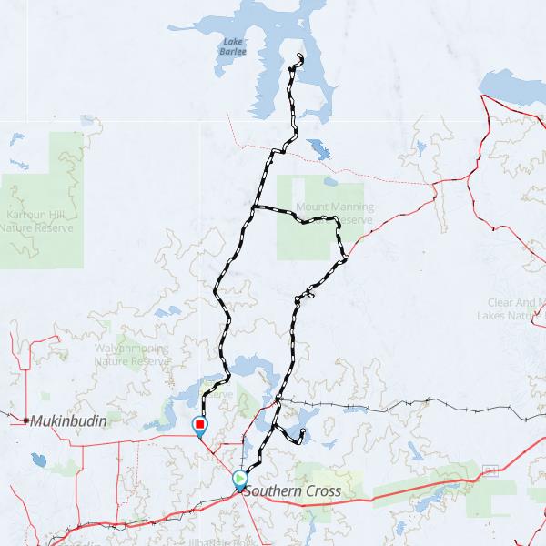 Southern Cross to Bullfinch via Mount Manning Nature Reserve WA