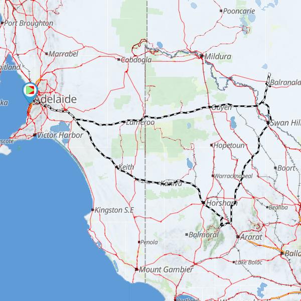 2019 National Gathering Adelaide Balranald Halls Gap to Adelaide NSW