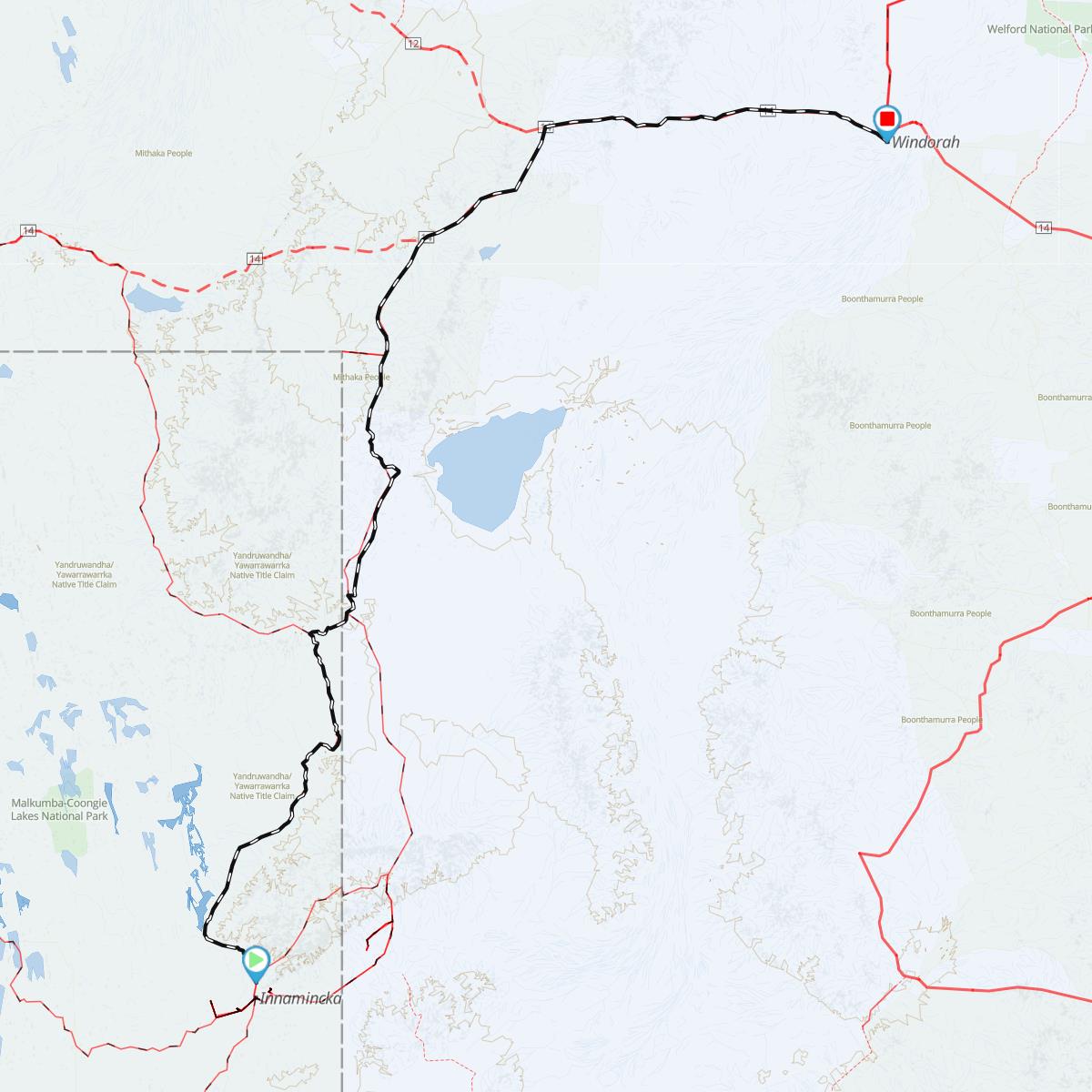 Innamincka to Windorah QLD