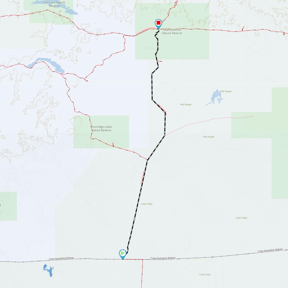Rawlinna to Neale Junction WA