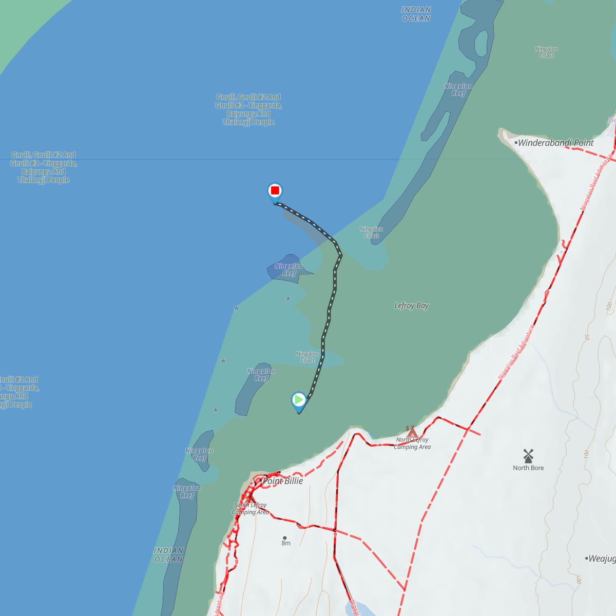 Ningaloo Reef Crossing - North Lefroy Bay WA