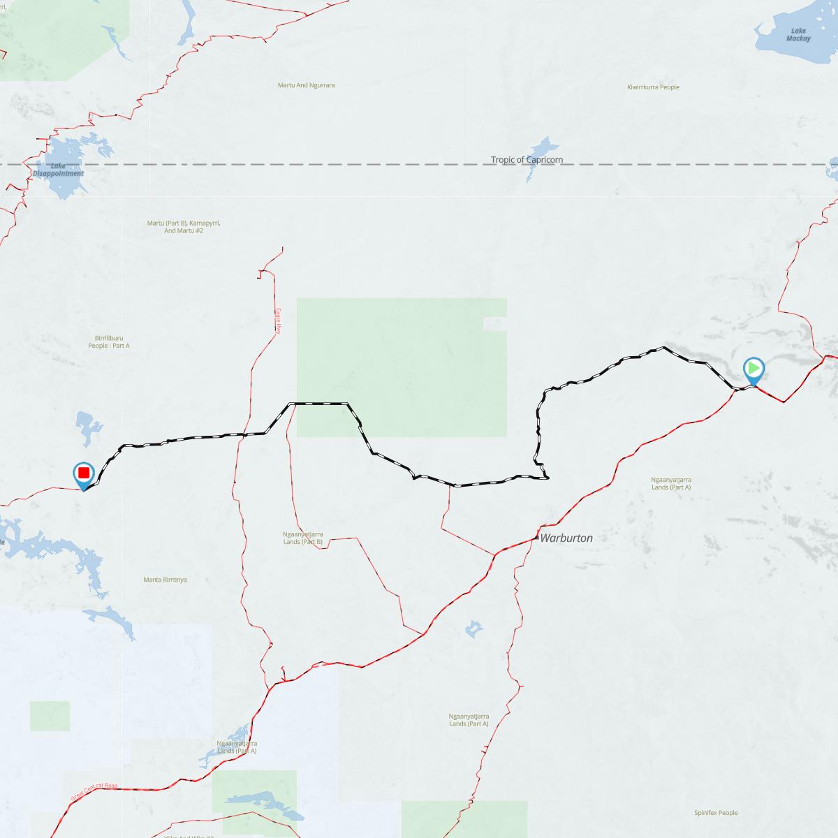 Gunbarrel Highway to Carnegie WA