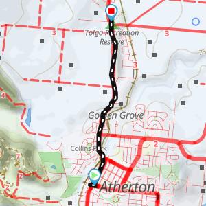 Atherton to Tolga Recreation Reserve QLD