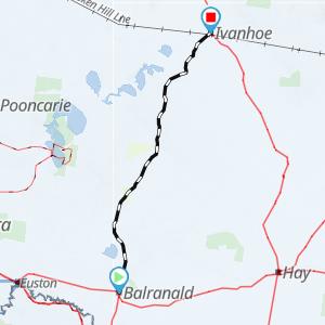 Balranald to Ivanhoe NSW