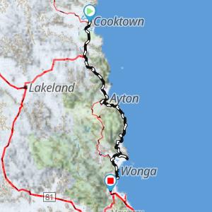 Cooktown to Mossman via Bloomfield Track QLD