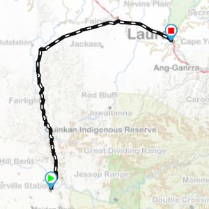 Palmerville Station to Laura QLD