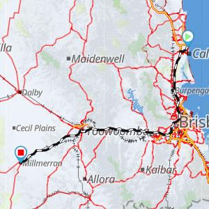 Warana to Millmerran QLD