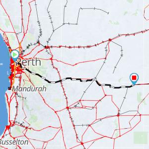 Perth to Hyden WA