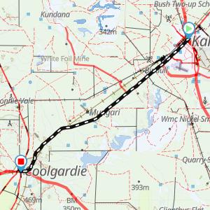 Kalgoorlie to Coolgardie WA