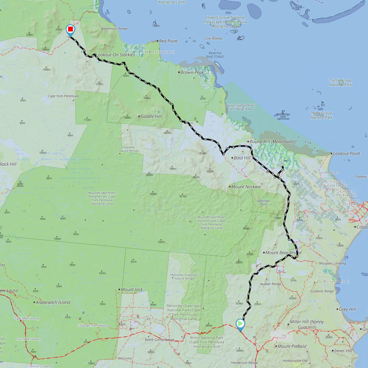 The Cape (Non PDR) Starcke Track QLD